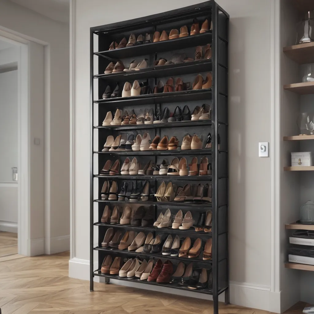 Maximize Space with Innovative Vertical Shoe Racks